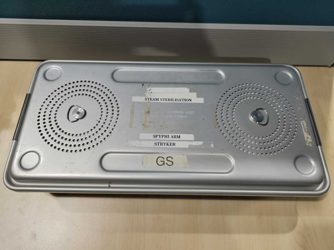 CYS - Stryker Sterilization Tray (PC9017) Serial Number 1260492